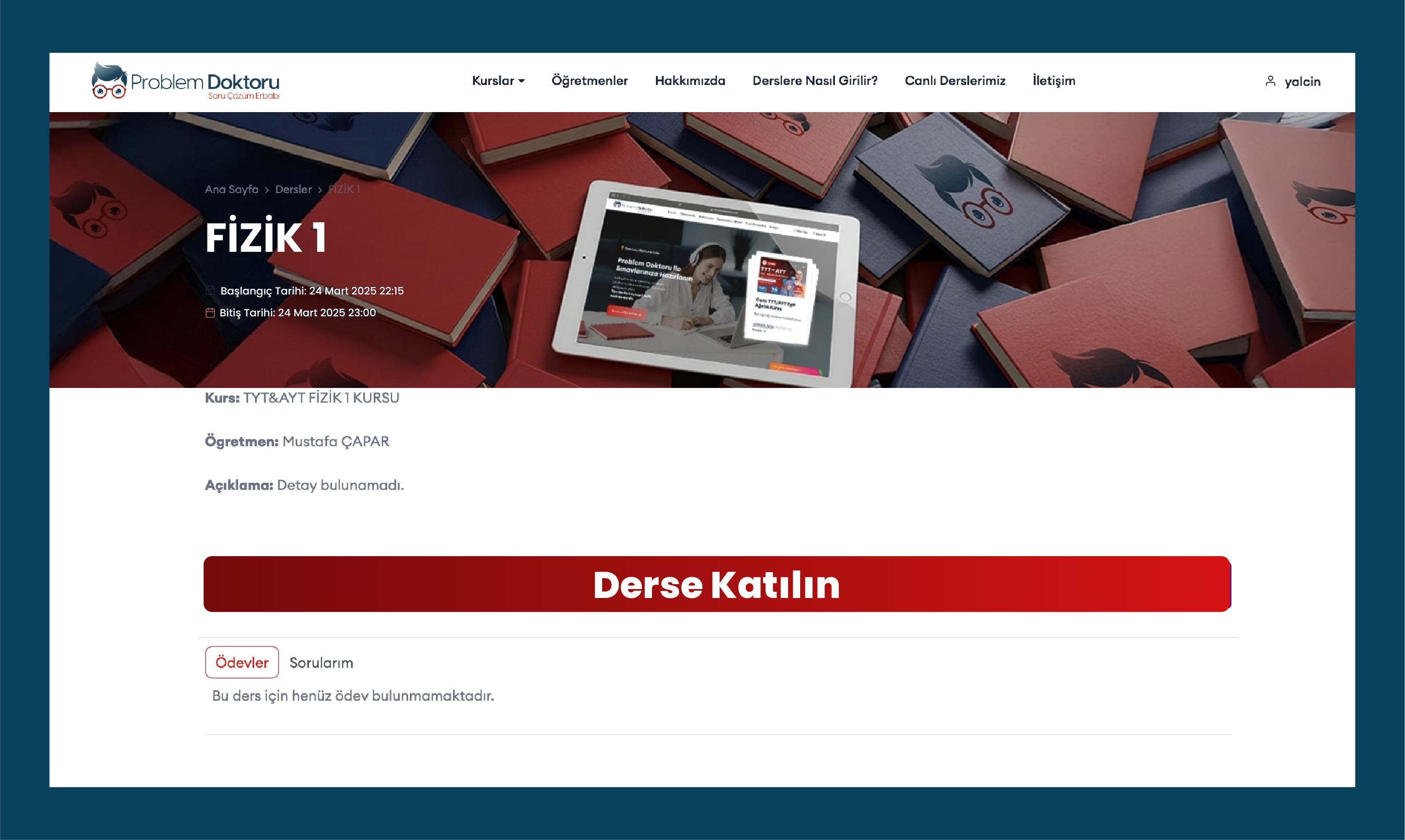 Derslere Nasıl Girilir? | Problem Doktoru